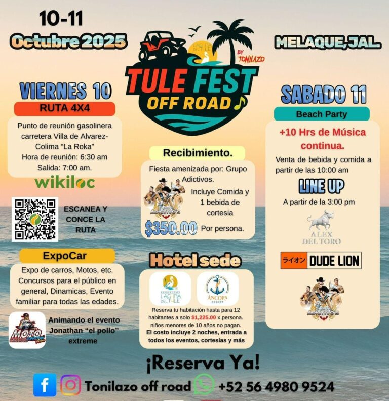 Se Alista el Tule Fest Off Road 2025 en Melaque, Jalisco | Pantallazo ...